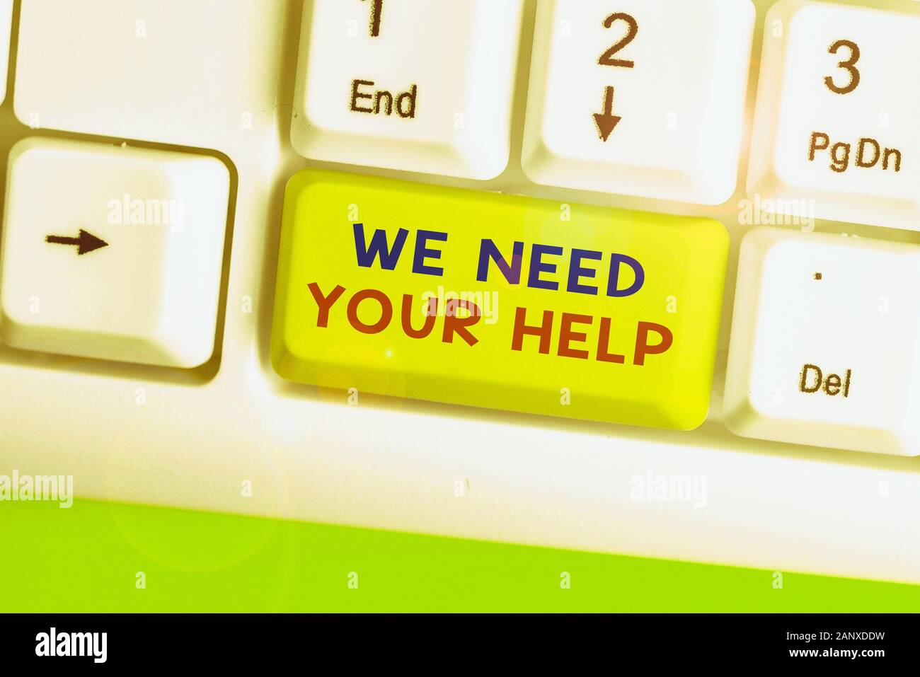 Text sign showing We Need Your Help. Business photo showcasing Service ...