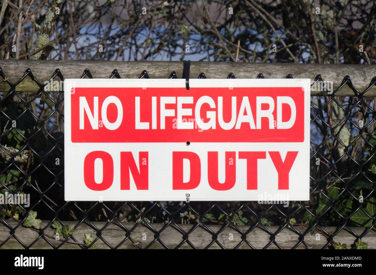 No lifeguards hi-res stock photography and images - Alamy