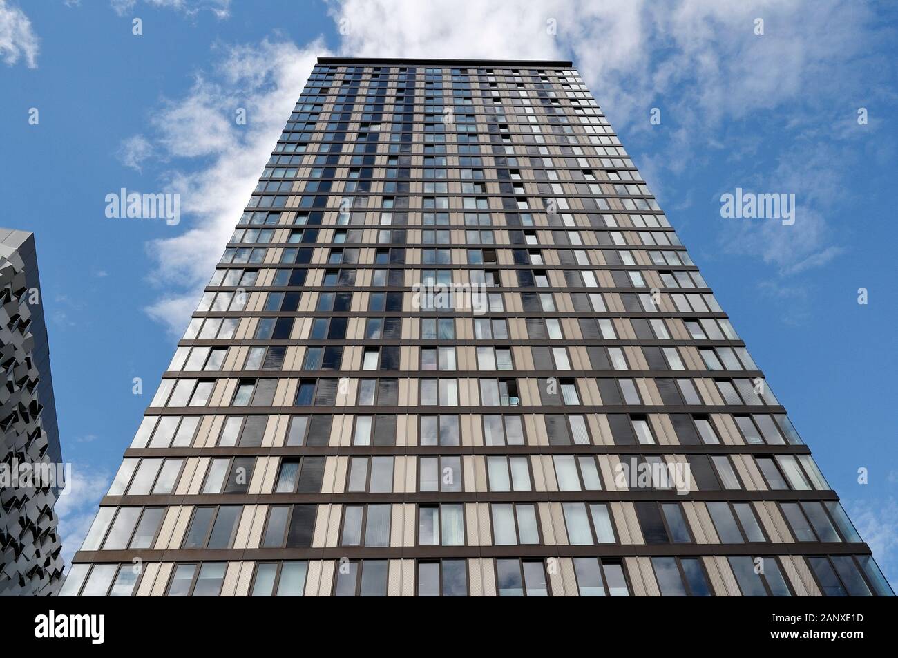 St Pauls, residential tower block in Sheffield city centre, England UK ...