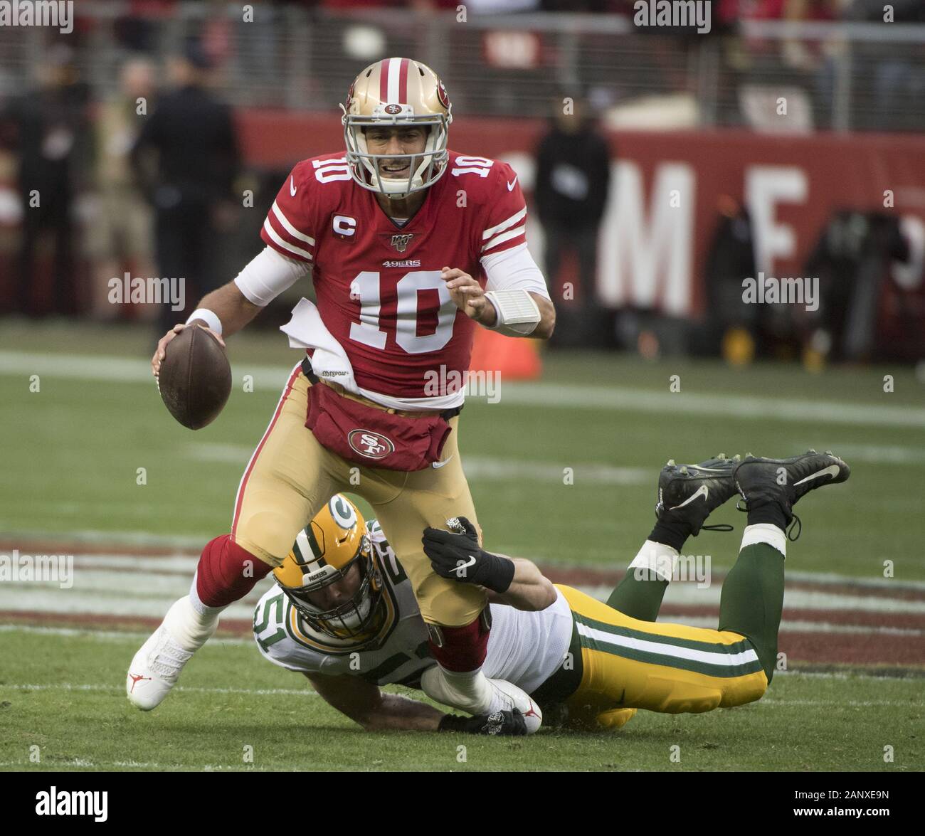Green bay packers linebacker kyler fackrell hi-res stock photography ...