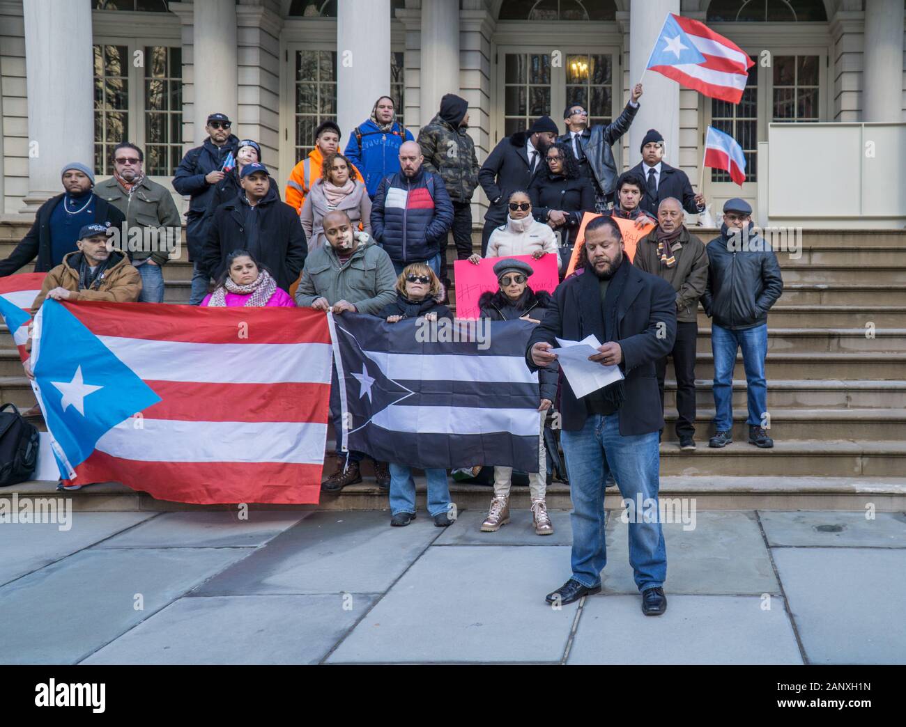 Earthquake disaster relief for Puerto Rico Press Conference at City ...