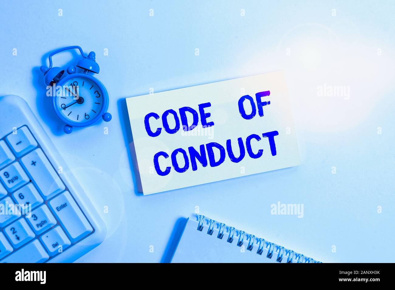 Conceptual hand writing showing Code Of Conduct. Concept meaning Ethics ...