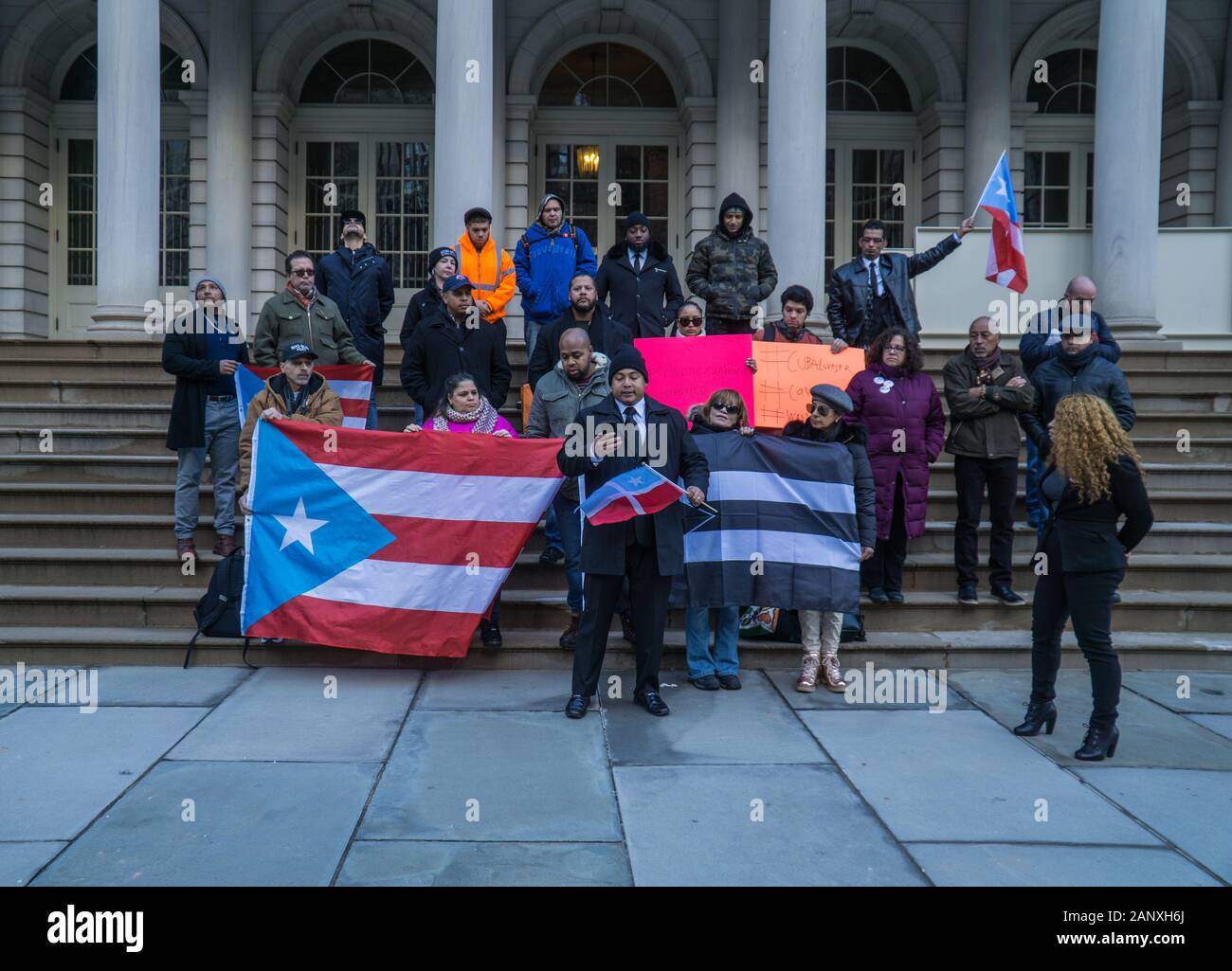 Earthquake disaster relief for Puerto Rico Press Conference at City ...