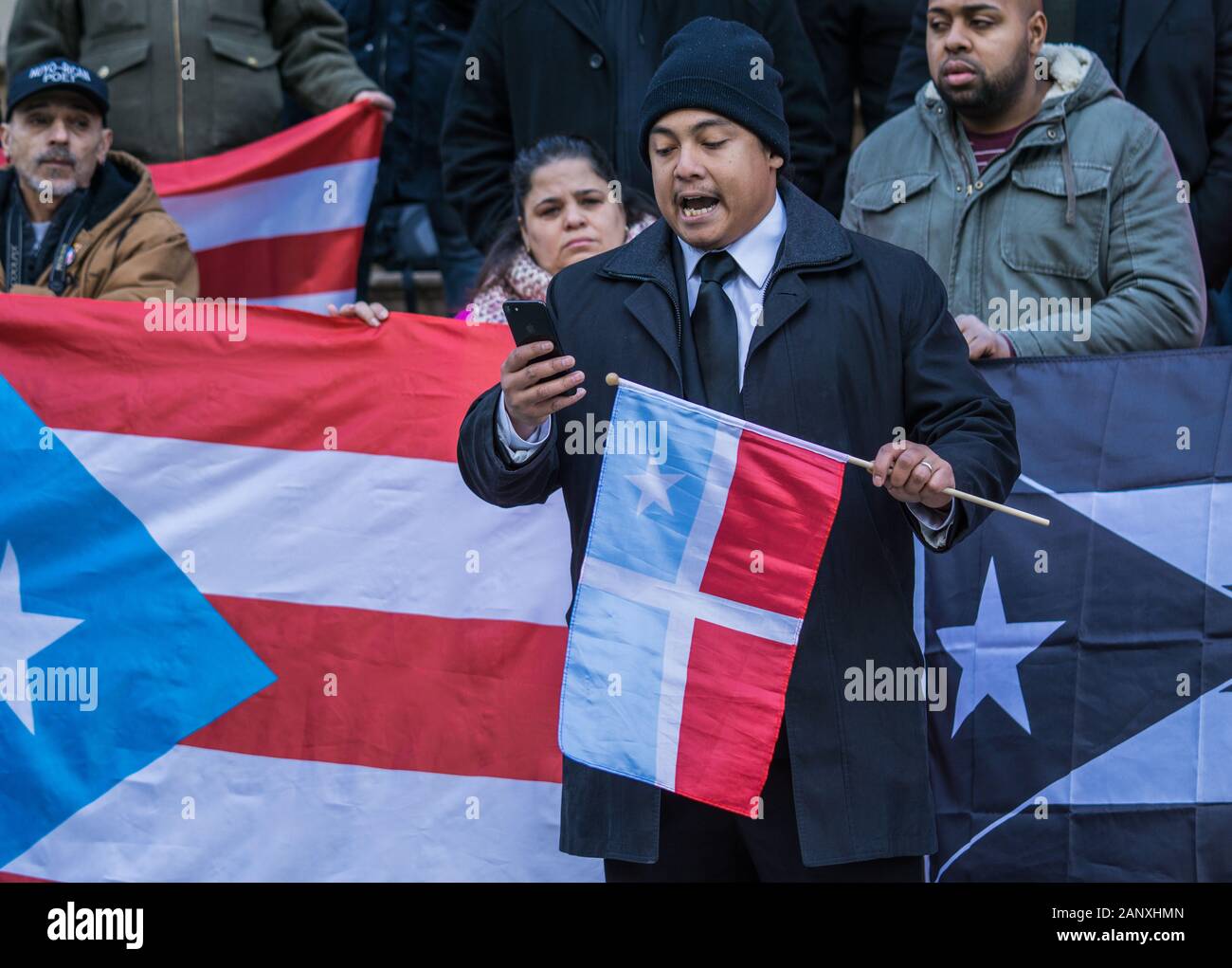 Earthquake disaster relief for Puerto Rico Press Conference at City ...