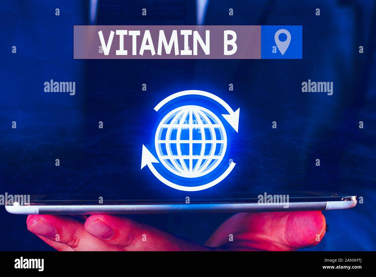 Text sign showing Vitamin B. Business photo showcasing Nutrient that ...