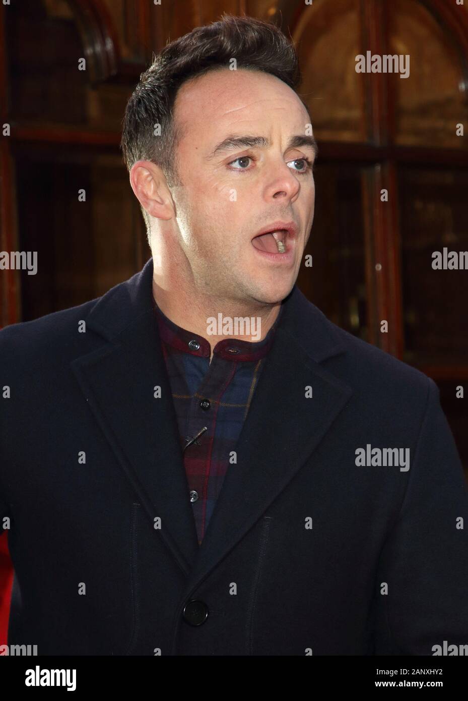 London, UK. 19th Jan, 2020. Anthony McPartlin attends the Britain's Got ...