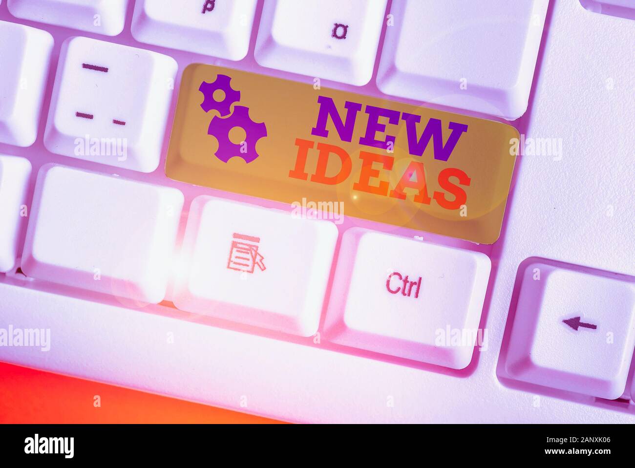 Conceptual hand writing showing New Ideas. Concept meaning something ...