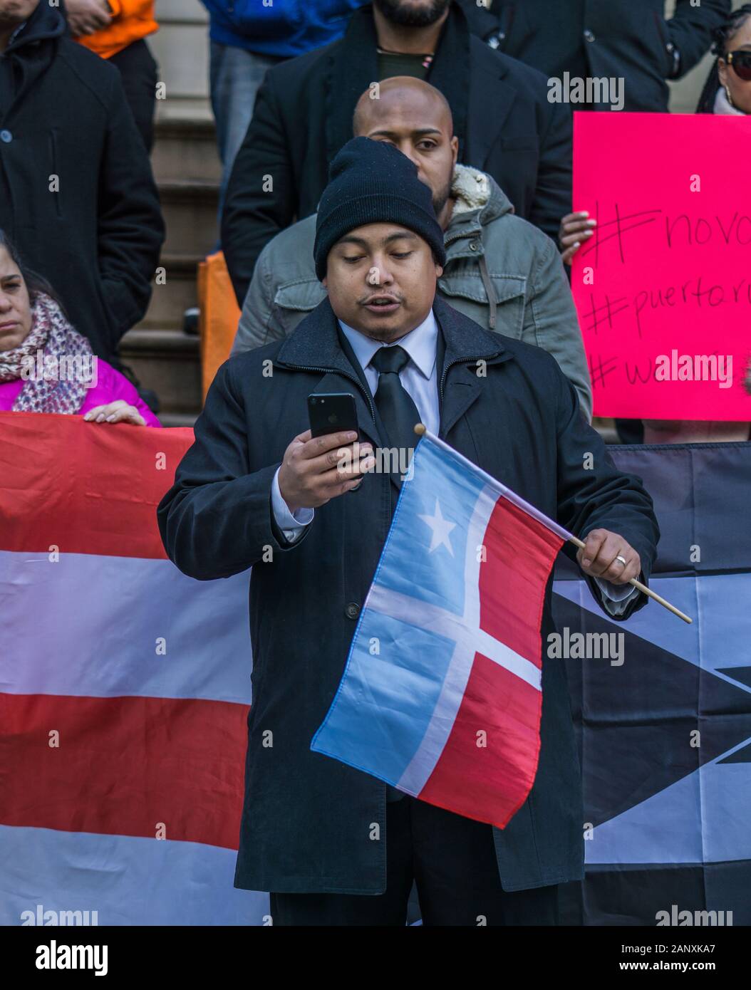 Earthquake disaster relief for Puerto Rico Press Conference at City ...