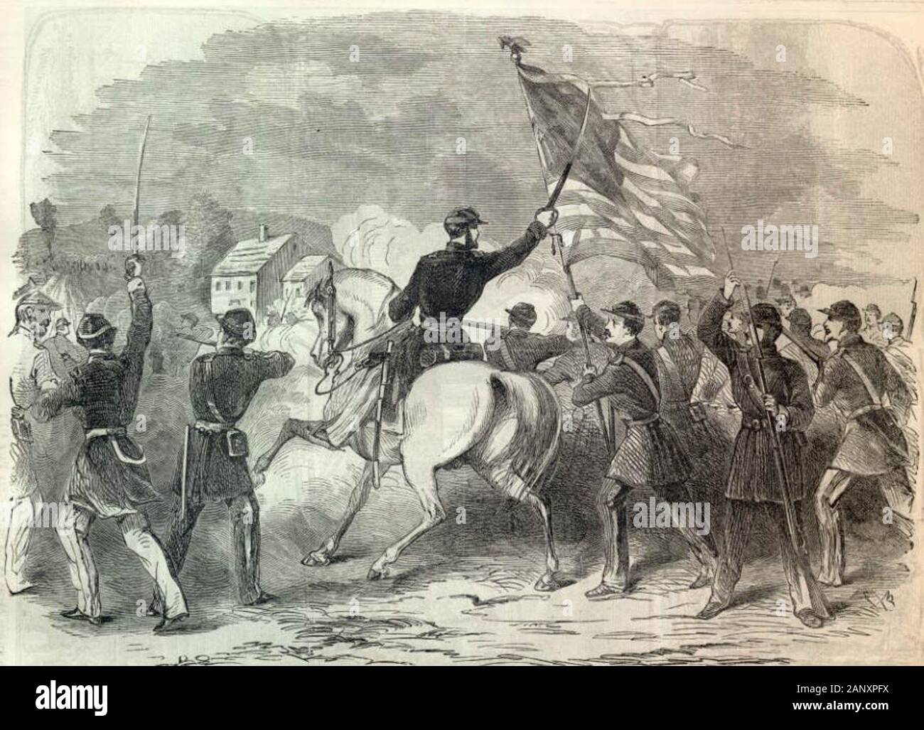 BATTLE OF HOKE'S RUN Stock Photo - Alamy