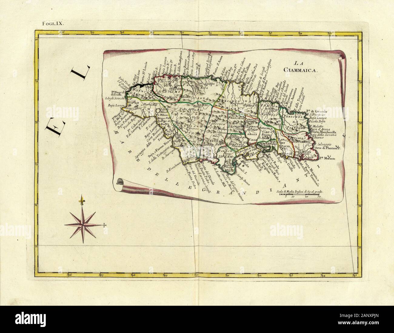 Early colonies map hi-res stock photography and images - Alamy