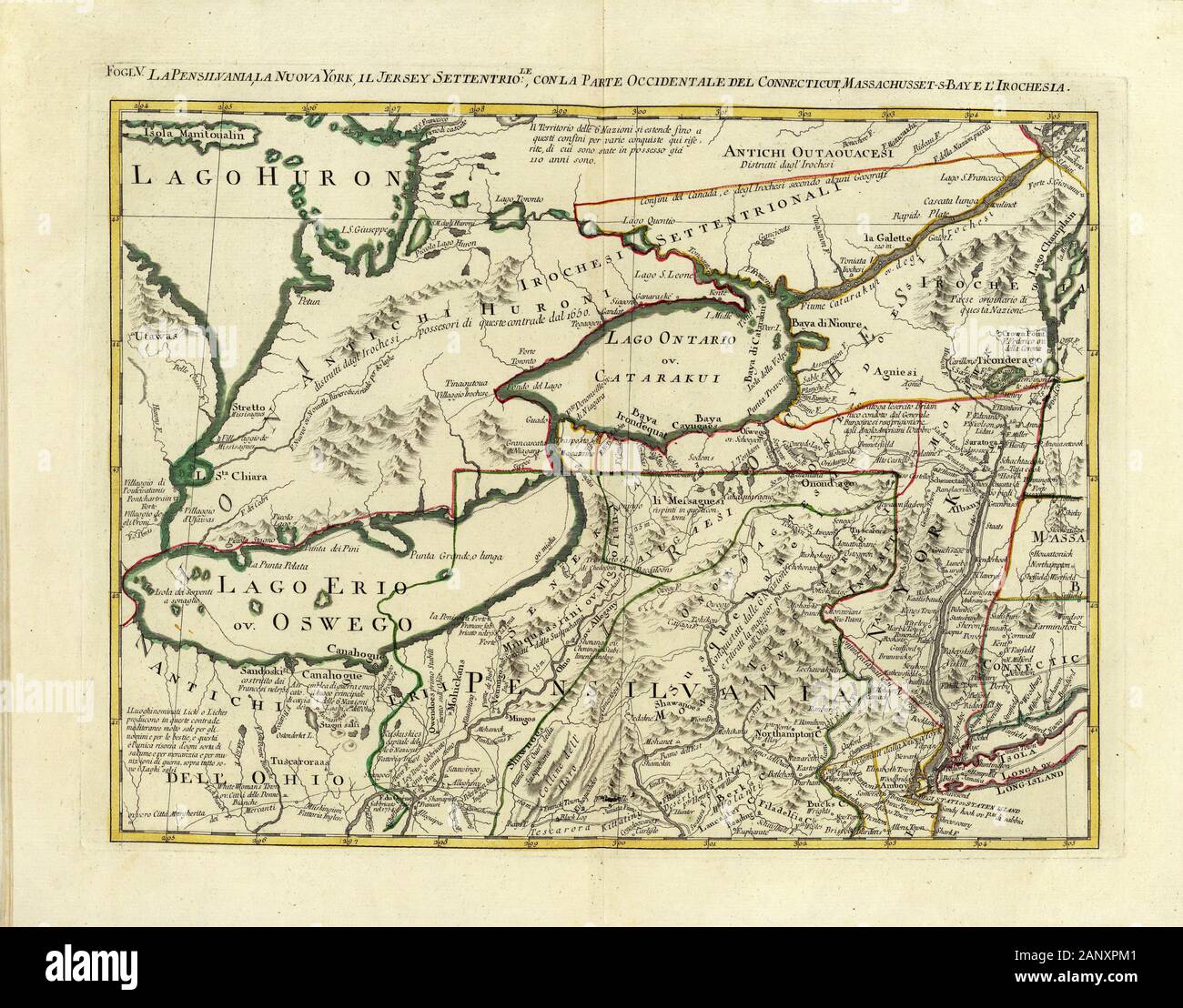 Early colonies map hi-res stock photography and images - Alamy