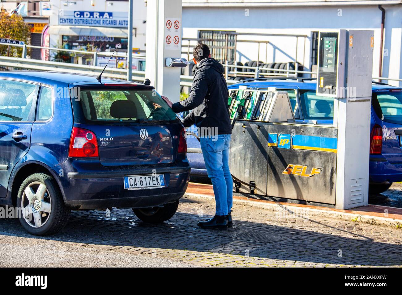 Italian Petrol Station High Resolution Stock Photography and Images - Alamy