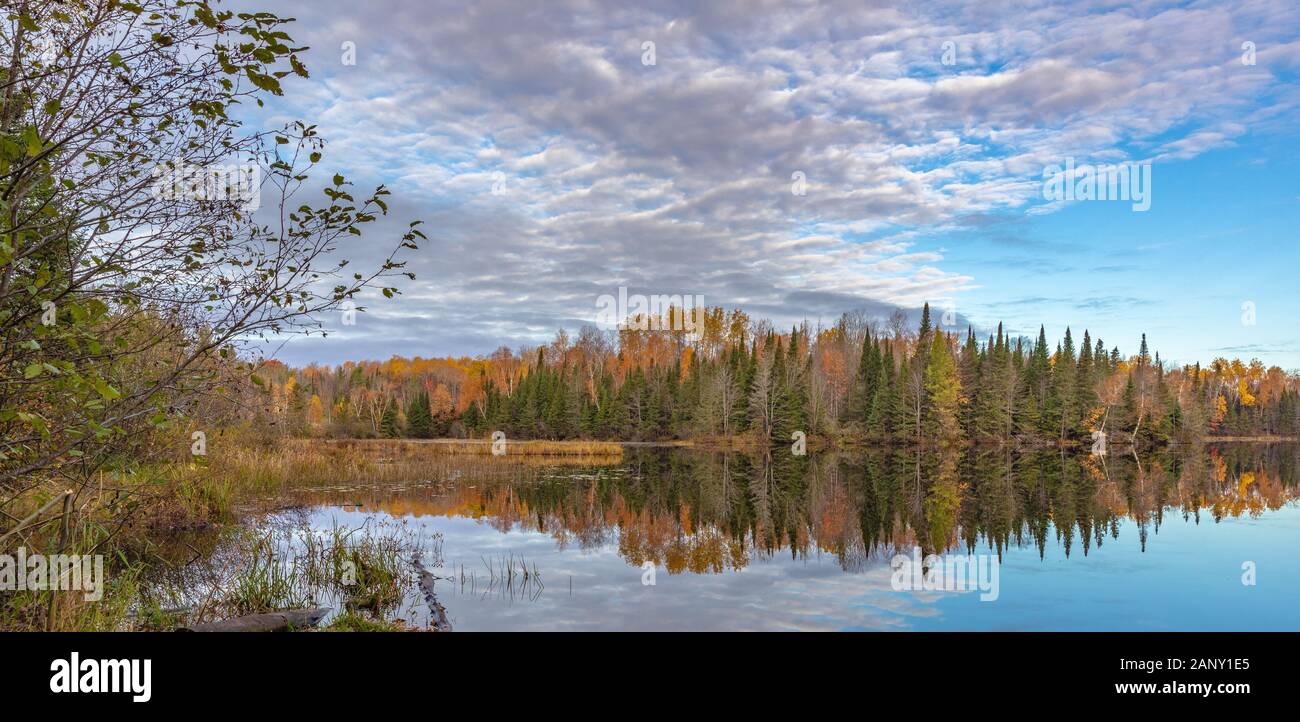 Day Lake in the Chequamegon National Forest Stock Photo - Alamy