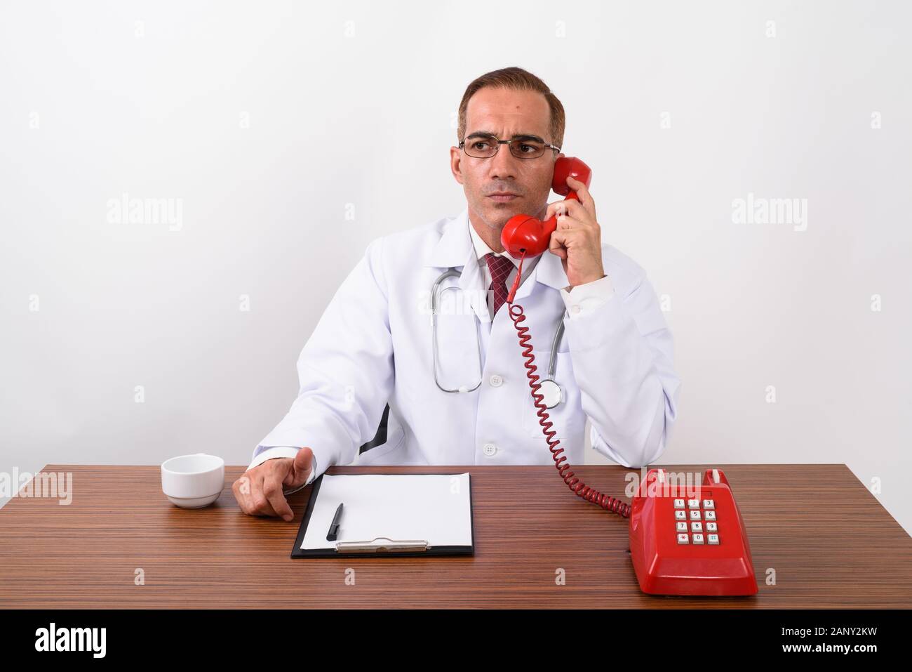 Angry Doctor On Phone