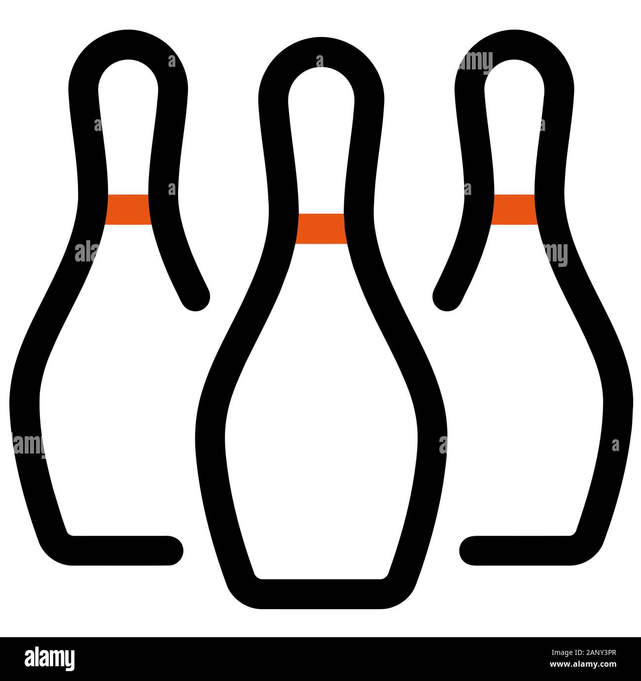 Bowling Pins Clip Art