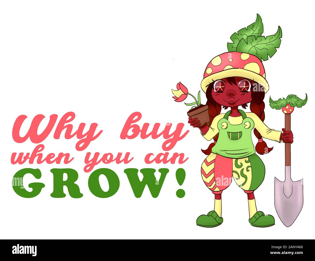 Why Buy When You Can Grow Stock Photo - Alamy