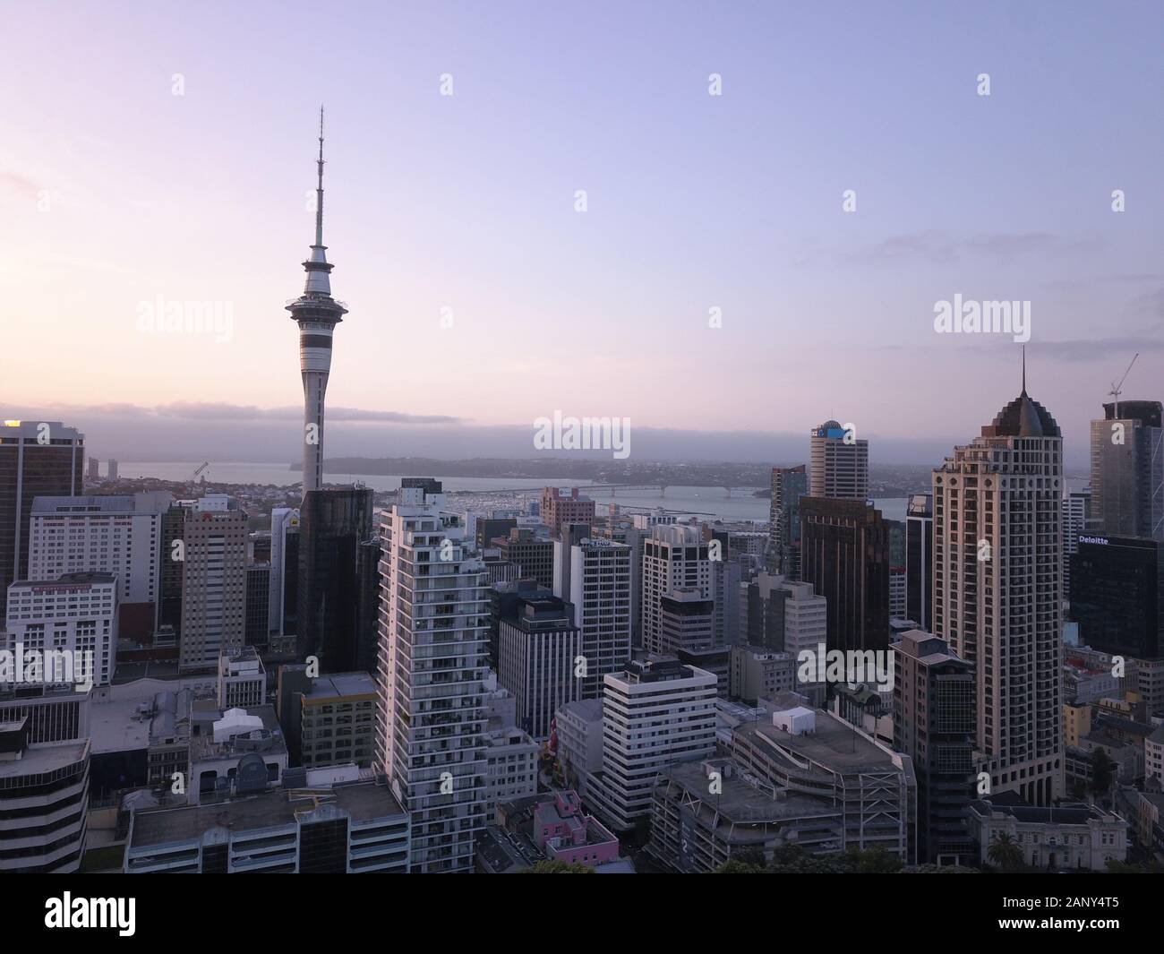 Viaduct Harbour, Auckland / New Zealand - December 31, 2019: The iconic ...