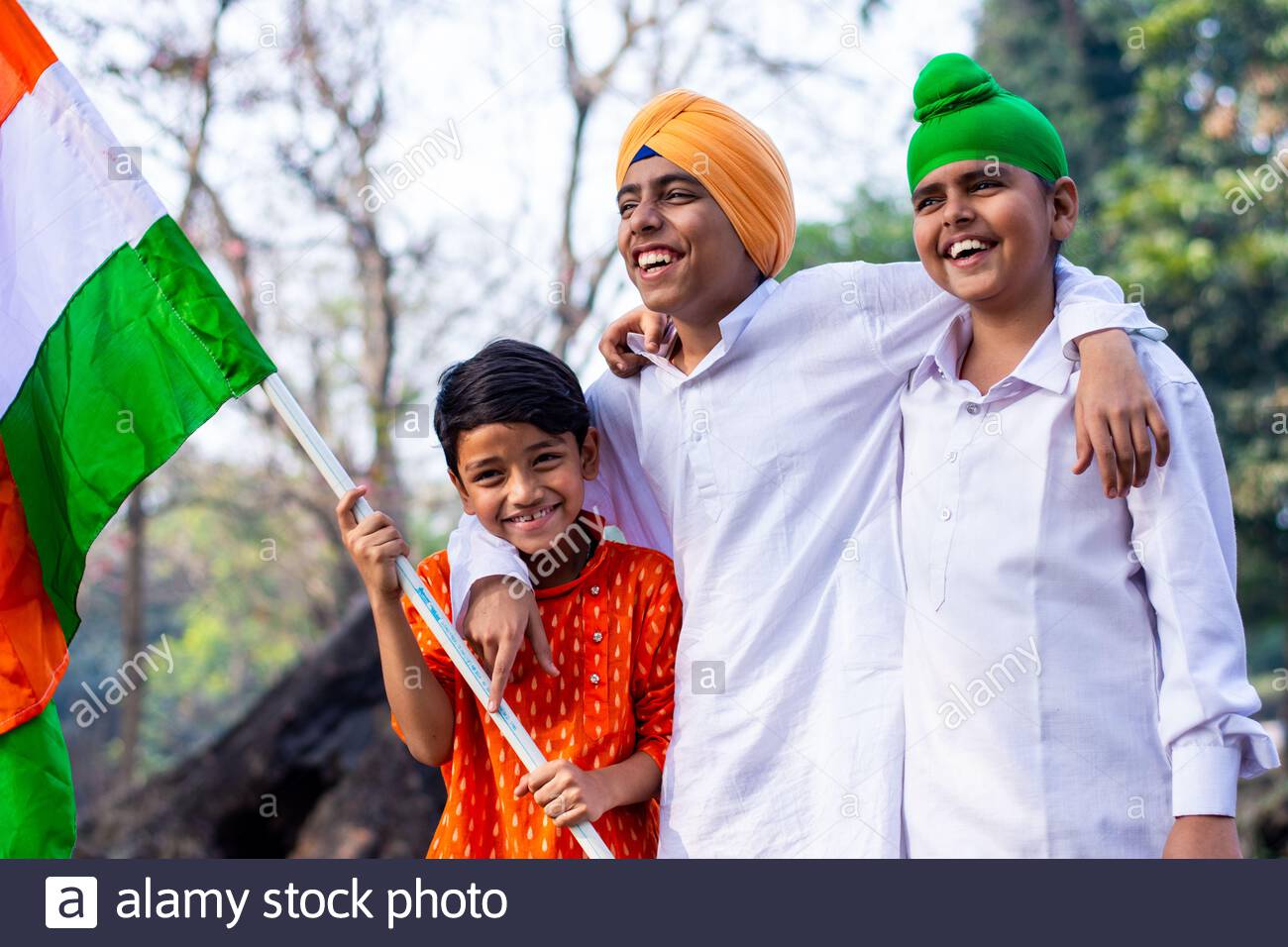 India Flag Child Stock Photos & India Flag Child Stock Images - Alamy