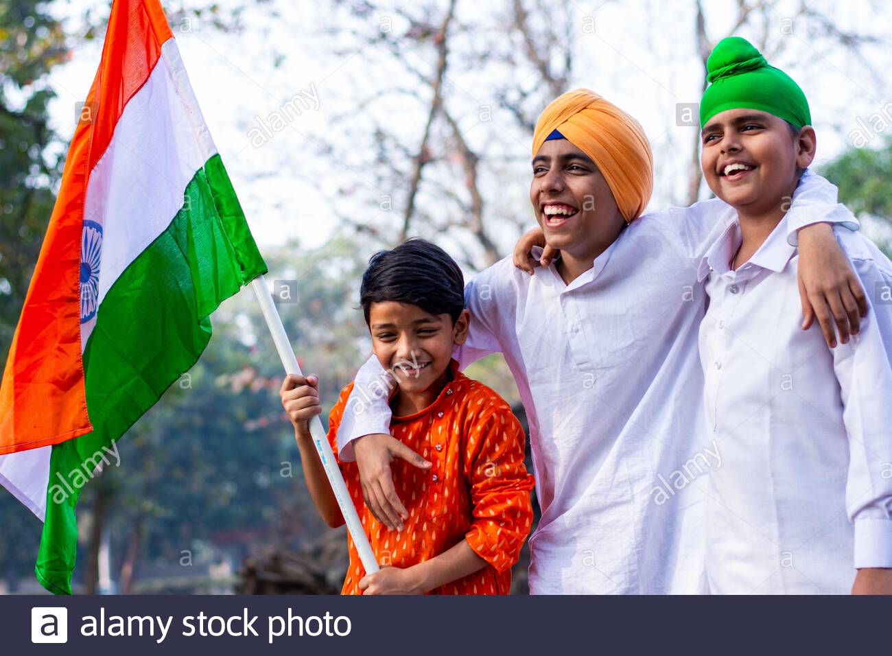 India Flag Child Stock Photos & India Flag Child Stock Images - Alamy