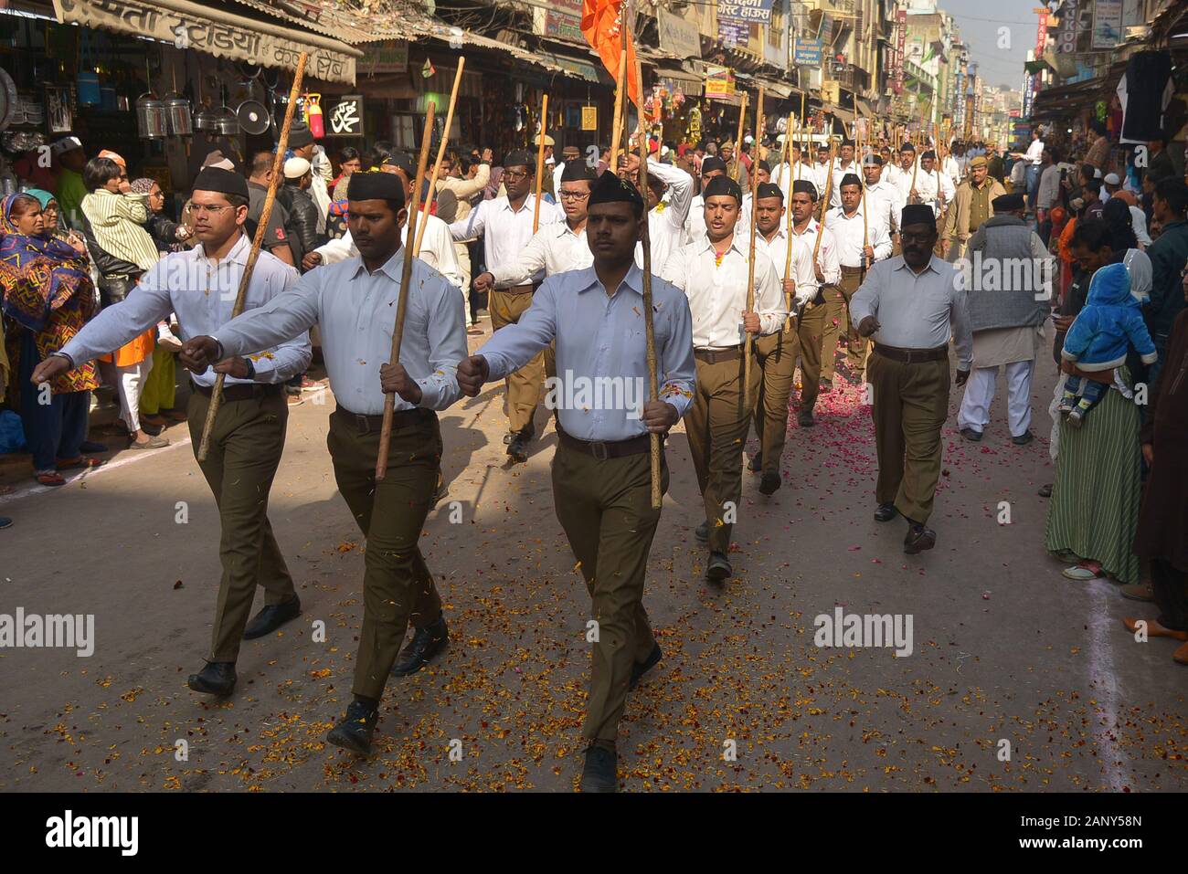 Right wing hindu organisation hi-res stock photography and images - Alamy