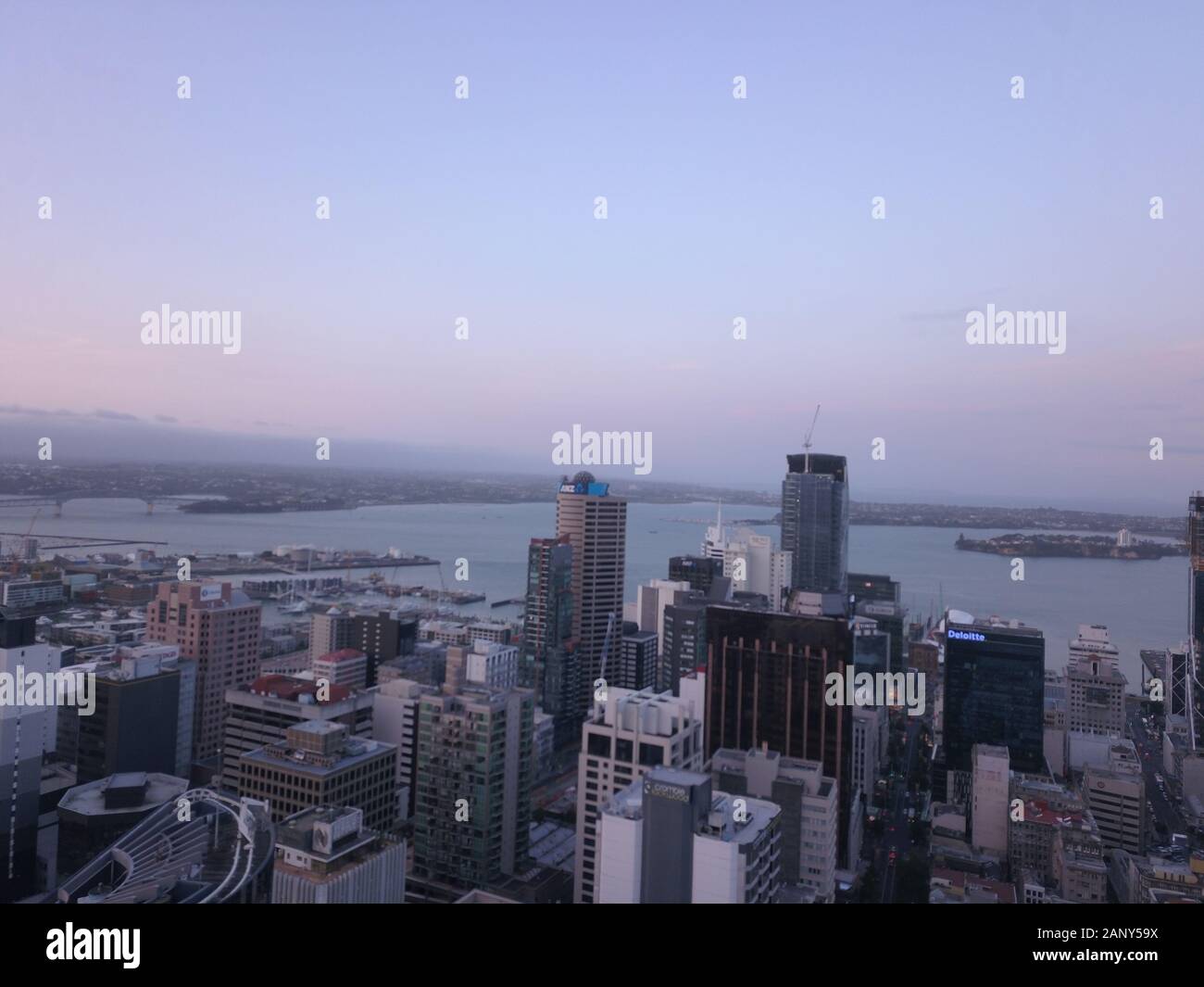 Viaduct Harbour, Auckland / New Zealand - December 31, 2019: The iconic ...