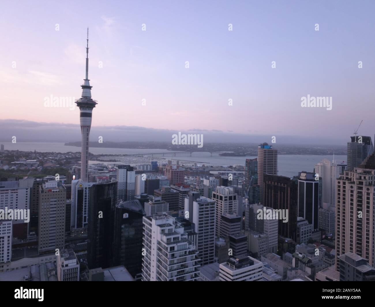 Viaduct Harbour, Auckland / New Zealand - December 31, 2019: The iconic ...