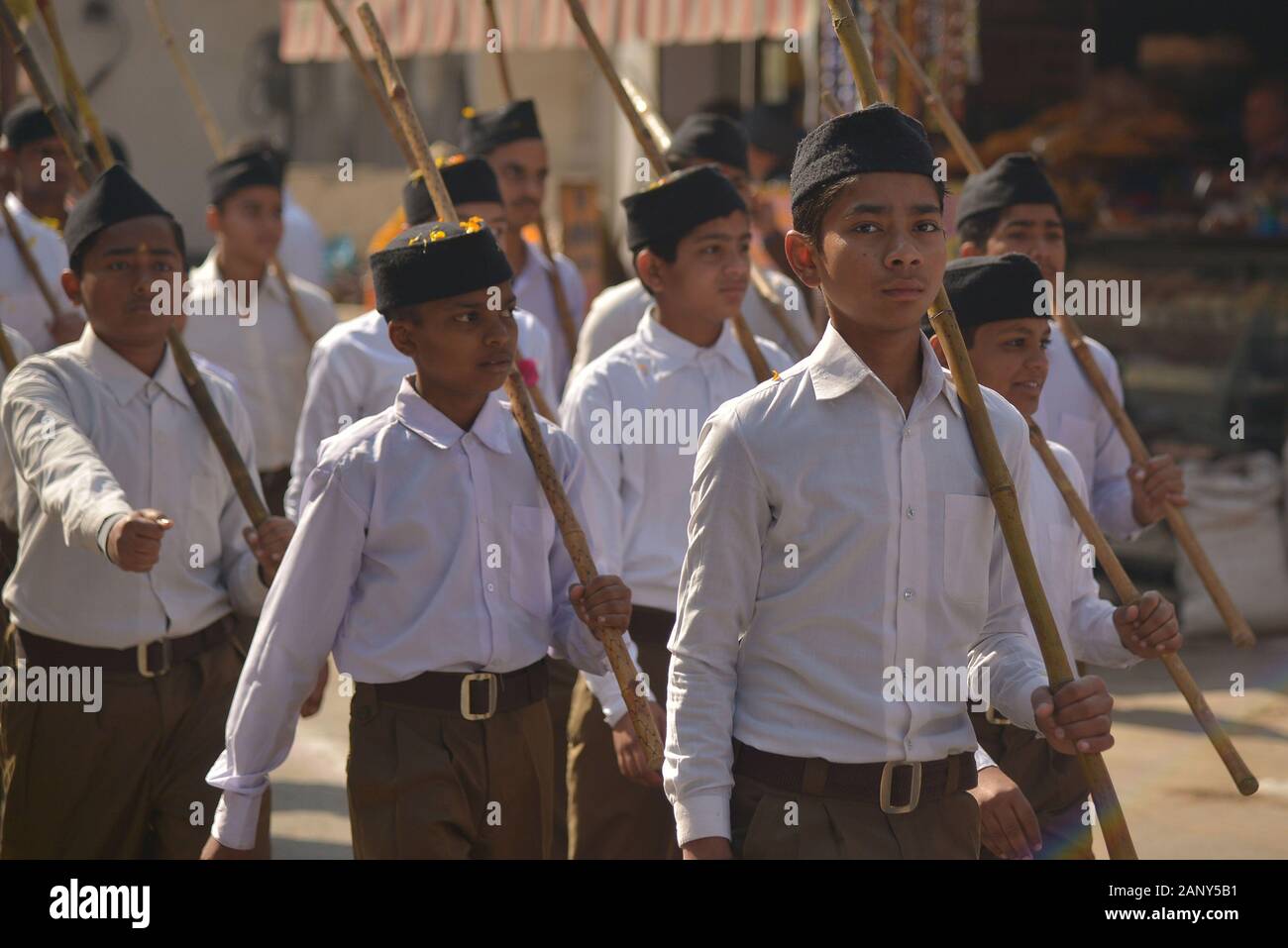 Thousands of RSS Swayamsevaks (volunteers) participated in Path ...