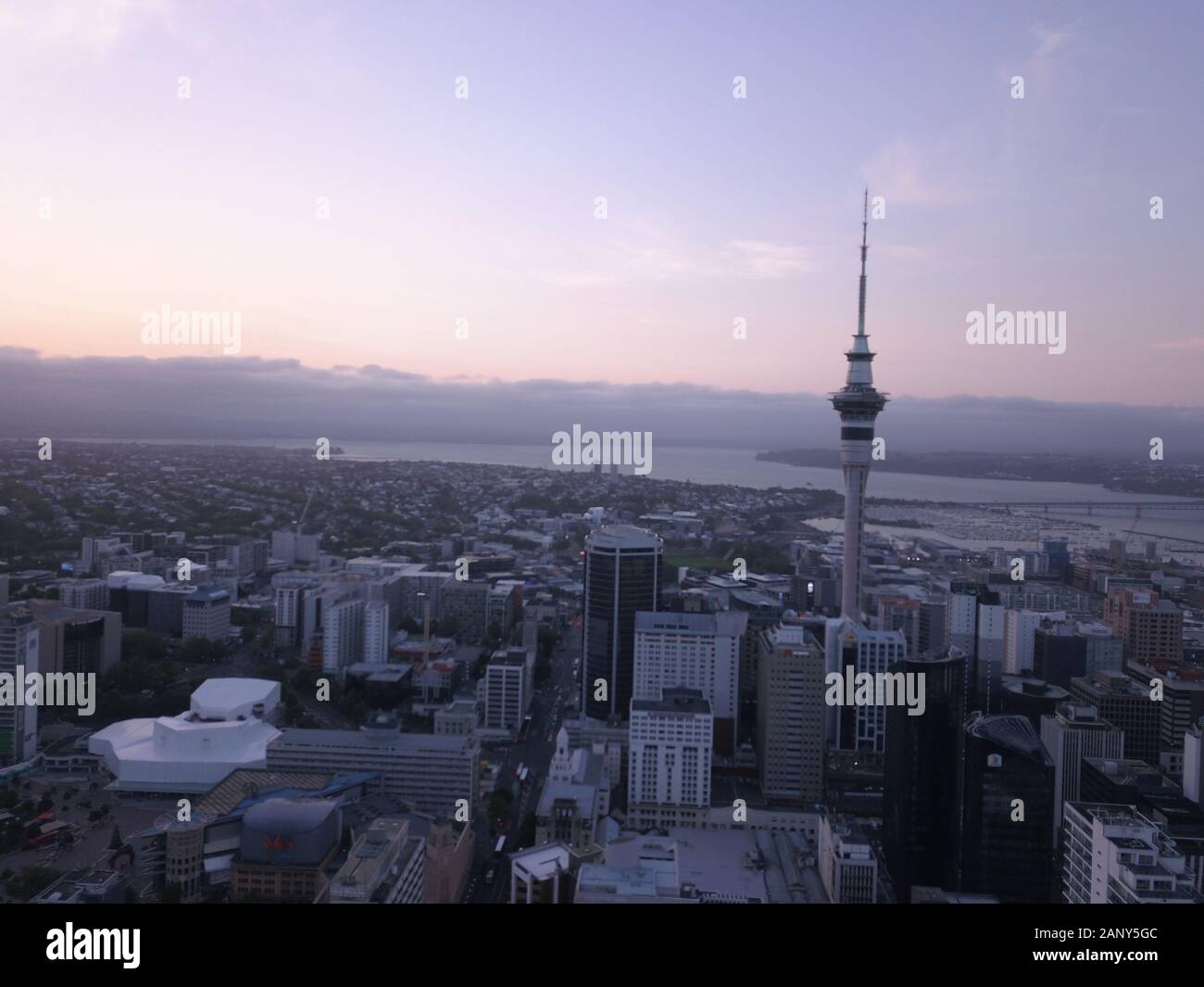 Viaduct Harbour, Auckland / New Zealand - December 31, 2019: The iconic ...