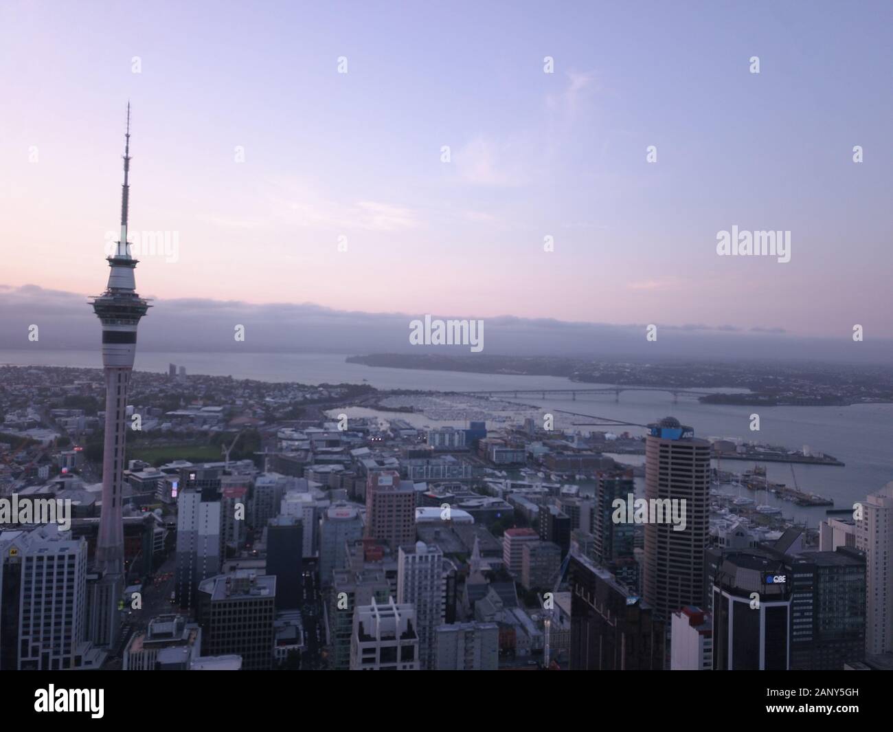 Viaduct Harbour, Auckland / New Zealand - December 31, 2019: The iconic ...