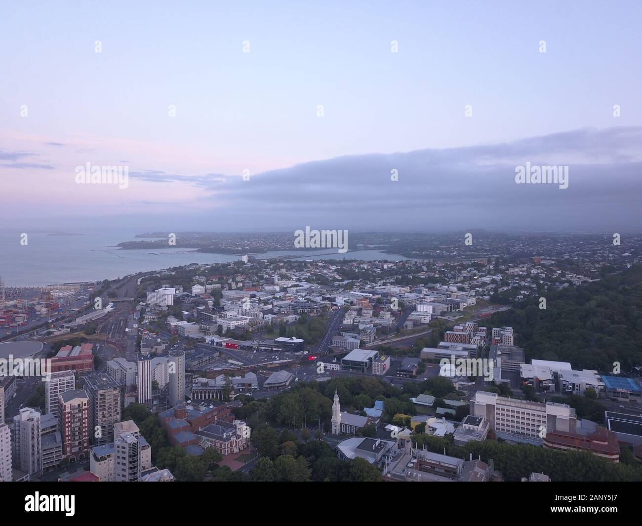 Viaduct Harbour, Auckland / New Zealand - December 31, 2019: The iconic ...