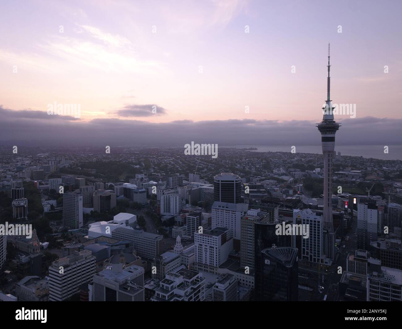 Viaduct Harbour, Auckland / New Zealand - December 31, 2019: The iconic ...