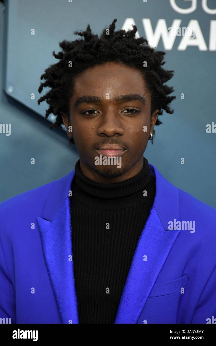 Los Angeles, California, USA. 19th Jan 2020. Caleb McLaughlin arrives ...