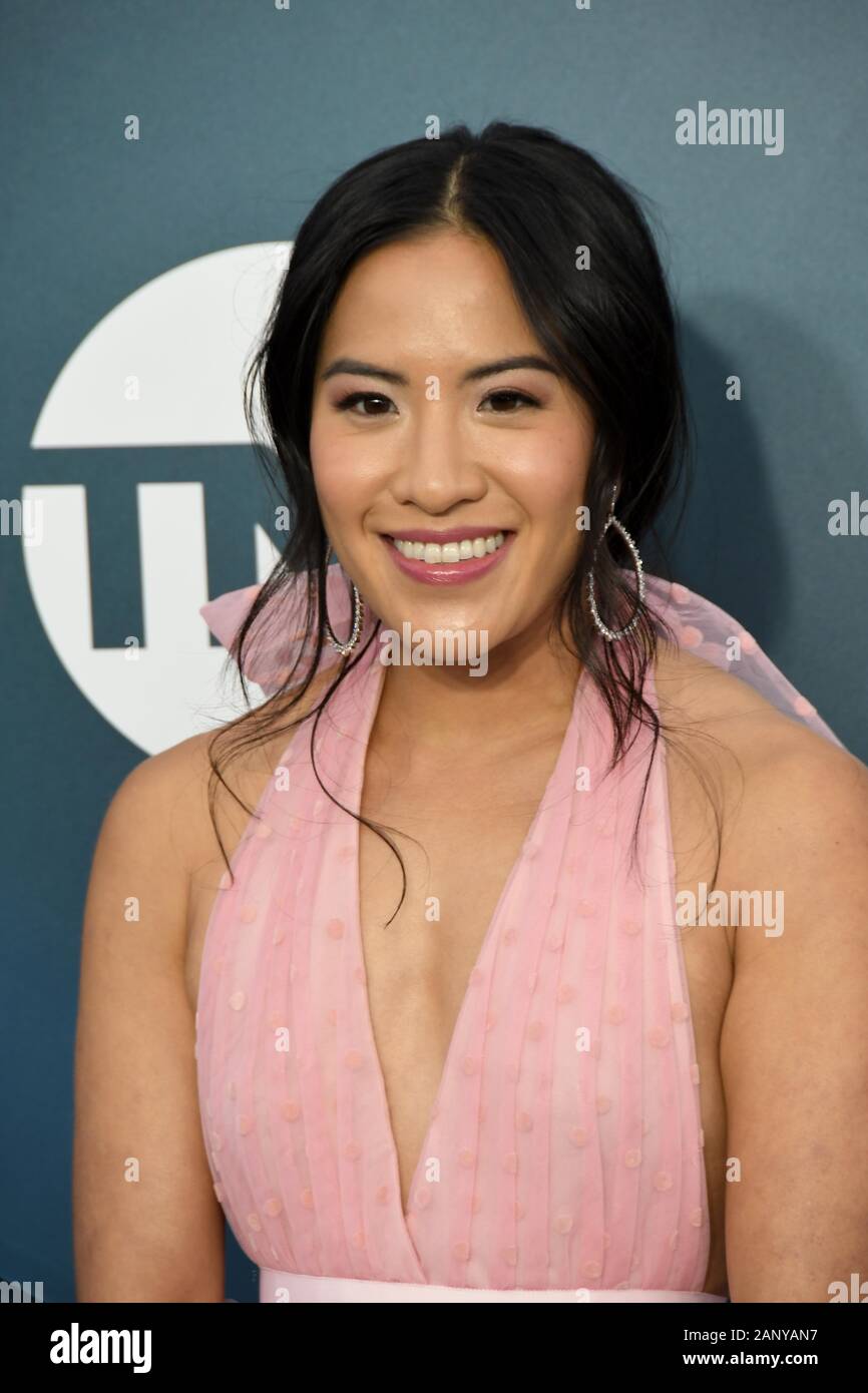 Los Angeles, California, USA. 19th Jan 2020. Melissa Tang arrives for ...