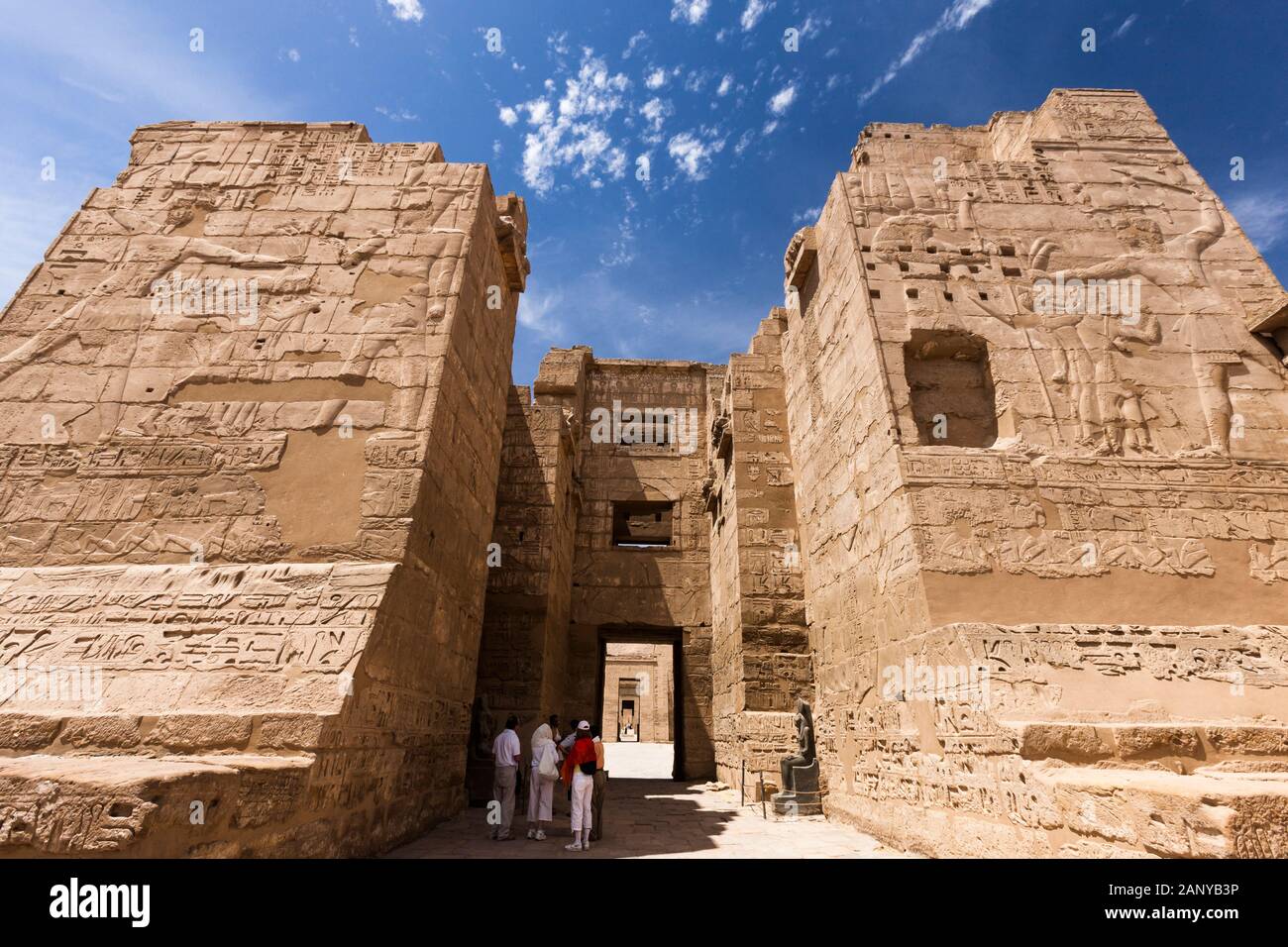 Medinet Habu, Migdol gate(Pylon), The Mortuary Temple of Ramesses III ...