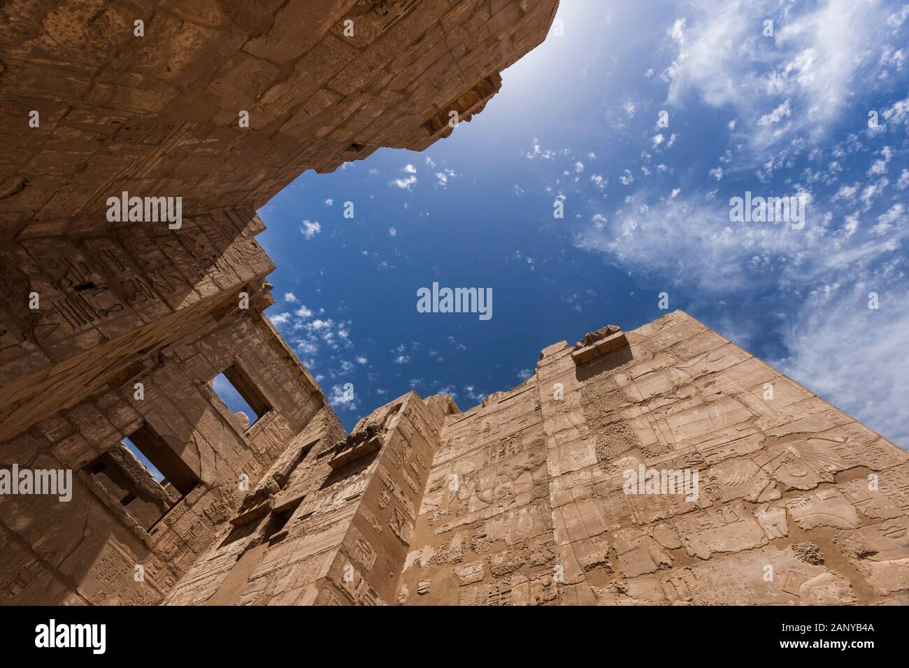 Medinet Habu, Migdol gate(Pylon), The Mortuary Temple of Ramesses III ...