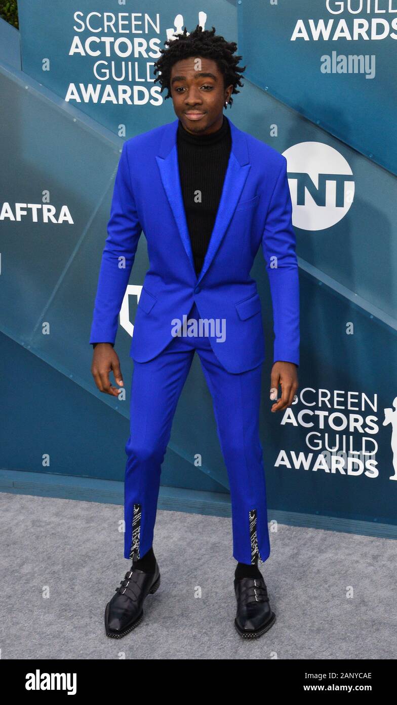 Los Angeles, United States. 19th Jan, 2020. Caleb McLaughlin arrives ...