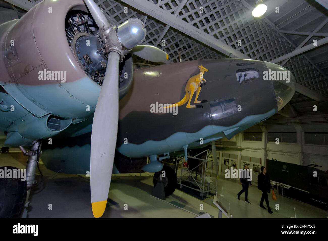 London. Engand. 2017. Royal Air Force Museum British Figher Bomber ...