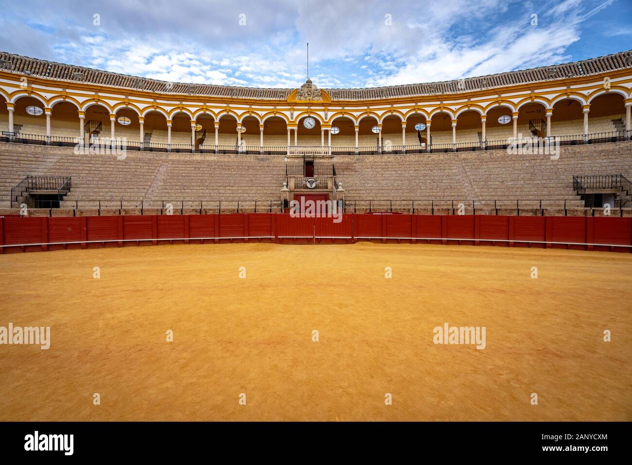 Seville, Spain - Royal Bullring arena Stock Photo - Alamy