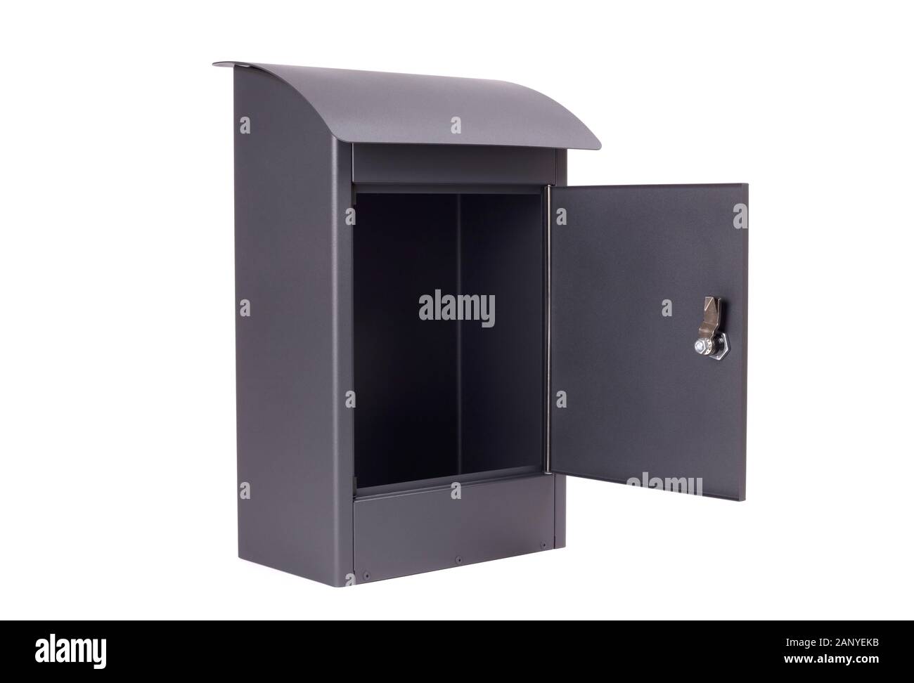 Modern letter-box isolated on a white background Stock Photo - Alamy