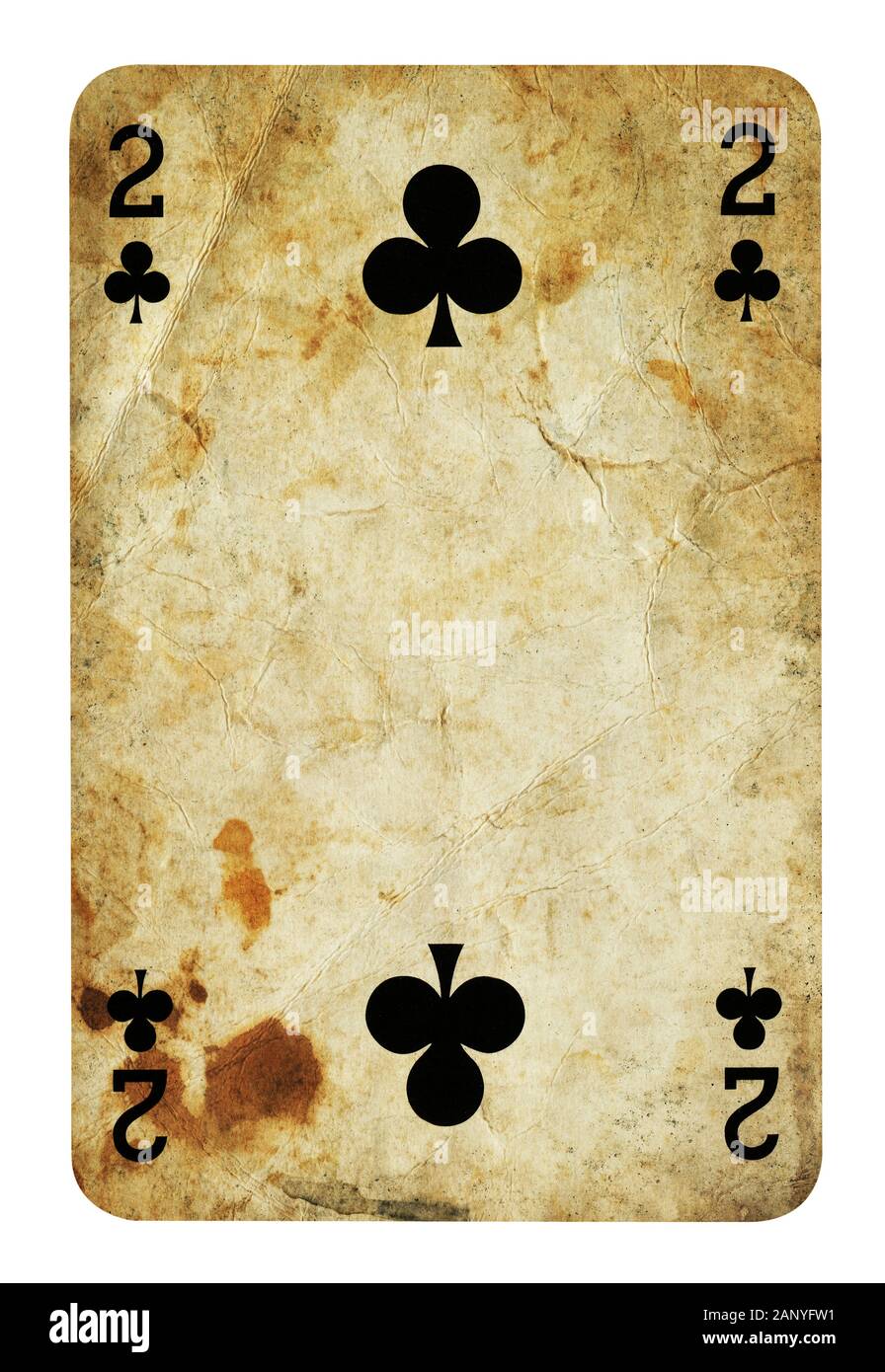 Two 2 of clubs Cut Out Stock Images & Pictures - Alamy