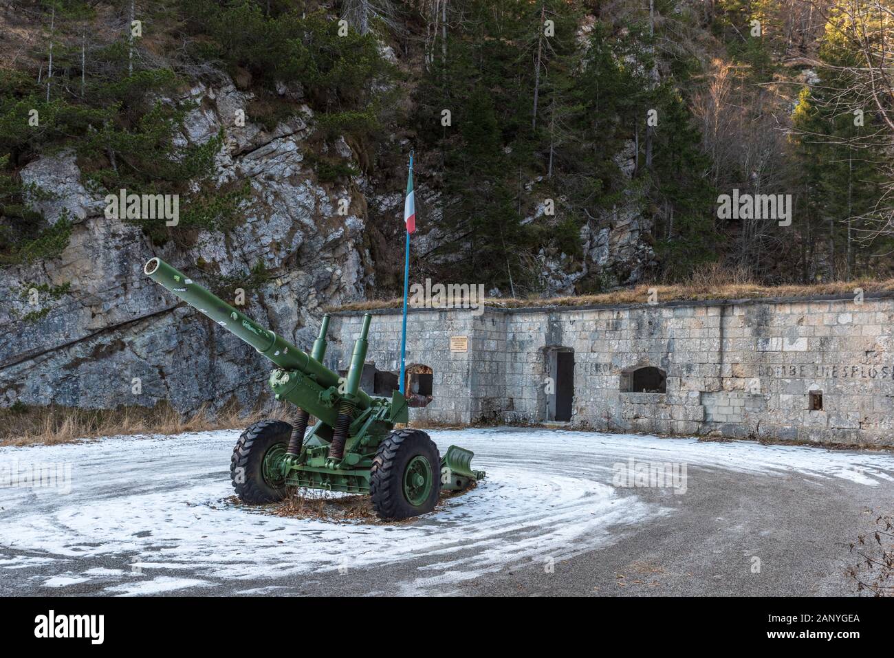 Military fortress of Predil. On the border of the Cold War. Tarvisio ...