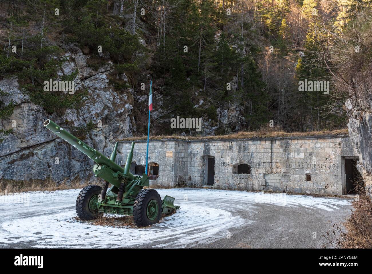 Military fortress of Predil. On the border of the Cold War. Tarvisio ...