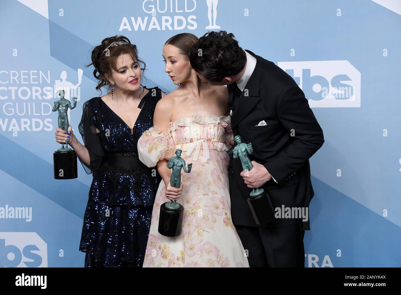 Los Angeles, California, USA. 19th Jan 2020. Helena Bonham Carter, Josh ...