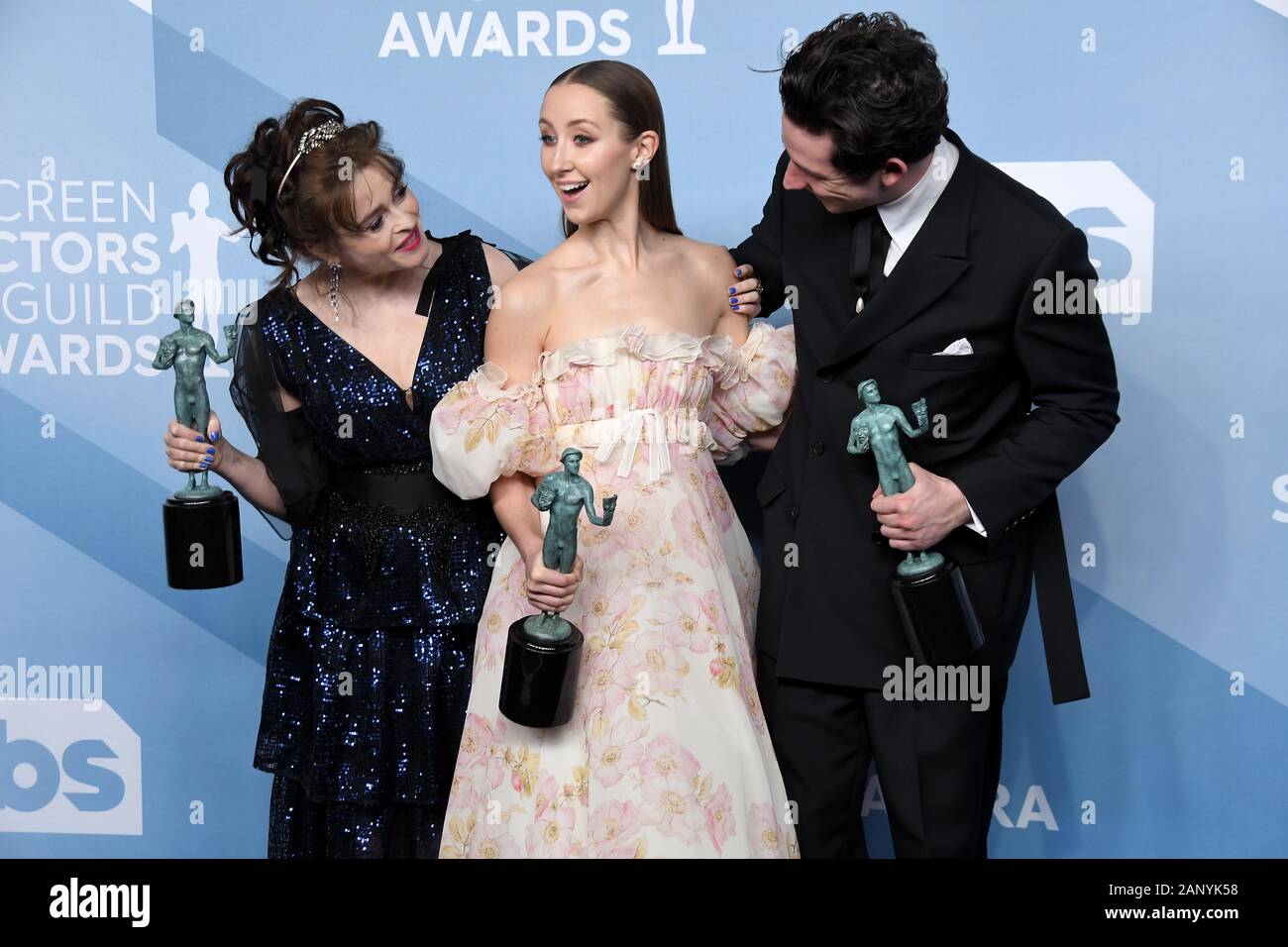 Los Angeles, California, USA. 19th Jan 2020. Helena Bonham Carter, Josh ...