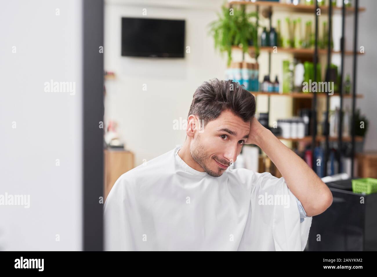 Hair salon visit hi-res stock photography and images - Alamy
