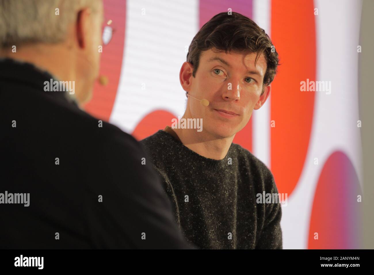 Munich, Bavaria. 19th Jan, 2020. (l-r) David Kirkpatrick (Founder ...