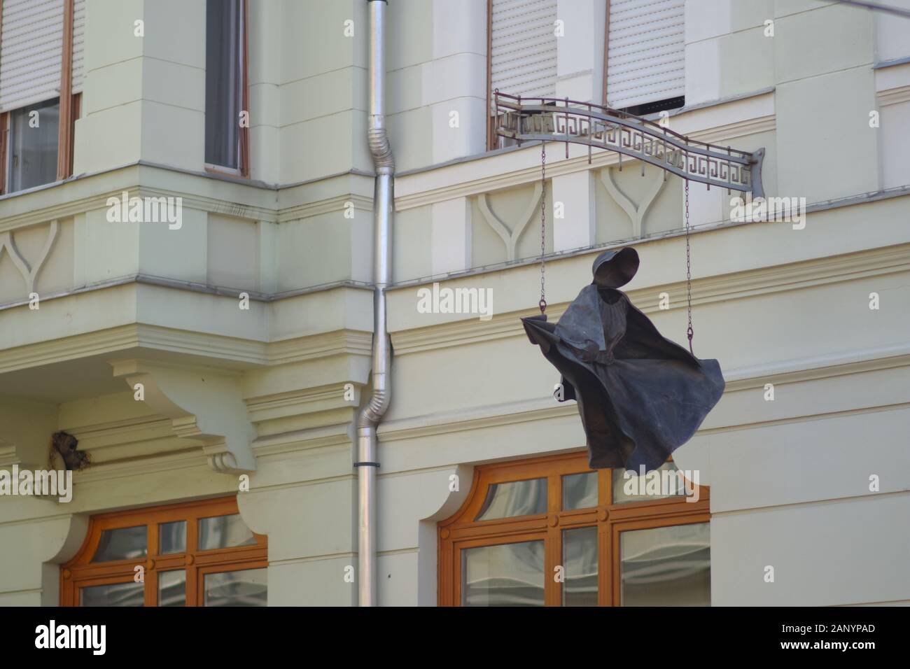floating statues in budapest, hungary Stock Photo - Alamy