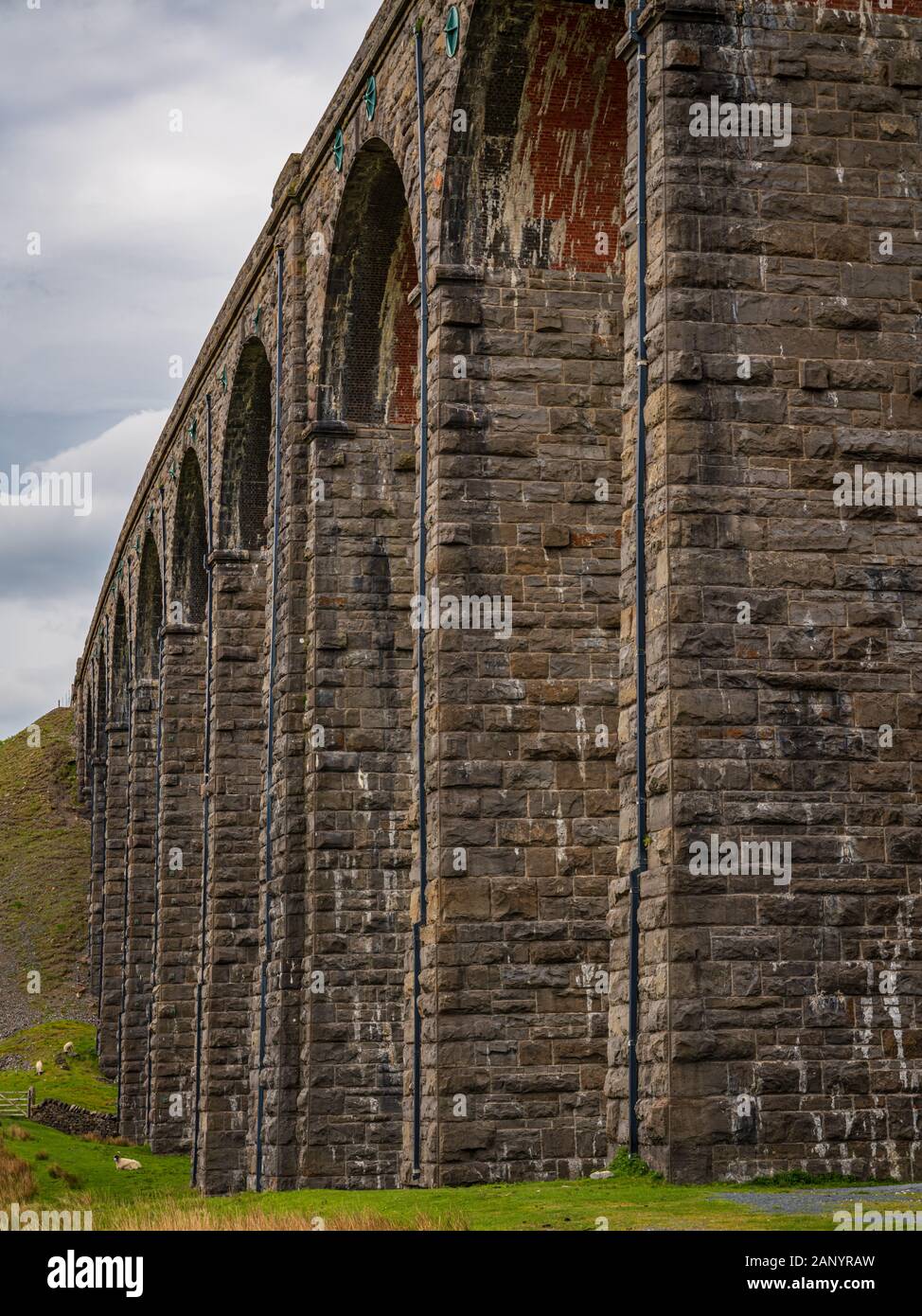 The Ribblehead Viaduct near Ingleton, North Yorkshire, England, UK ...