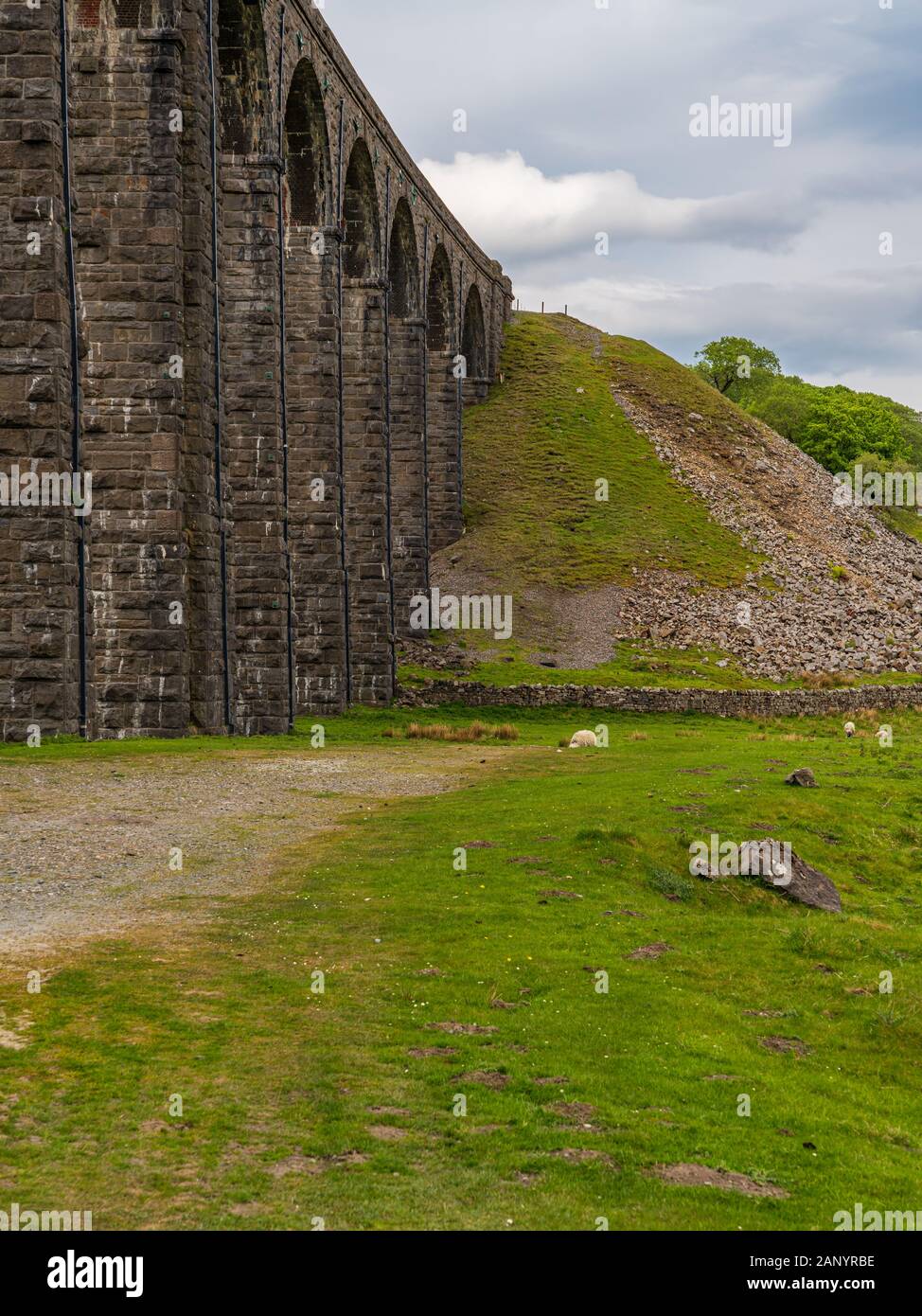 The Ribblehead Viaduct near Ingleton, North Yorkshire, England, UK ...