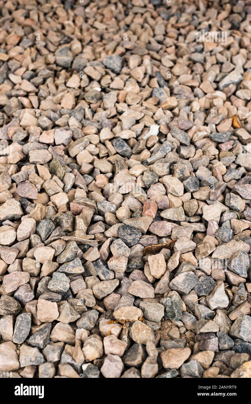 Vertical closeup shot of a gravel ground - perfect for a cool wallpaper ...